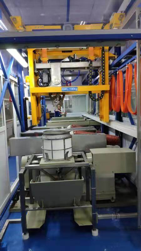 Automatic hardware barrel electroplating line